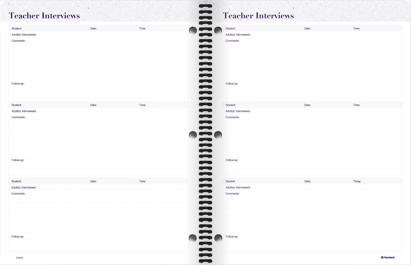 Legacy Lesson Plan Book: Open Format (2024-2025) – PiQ Potential