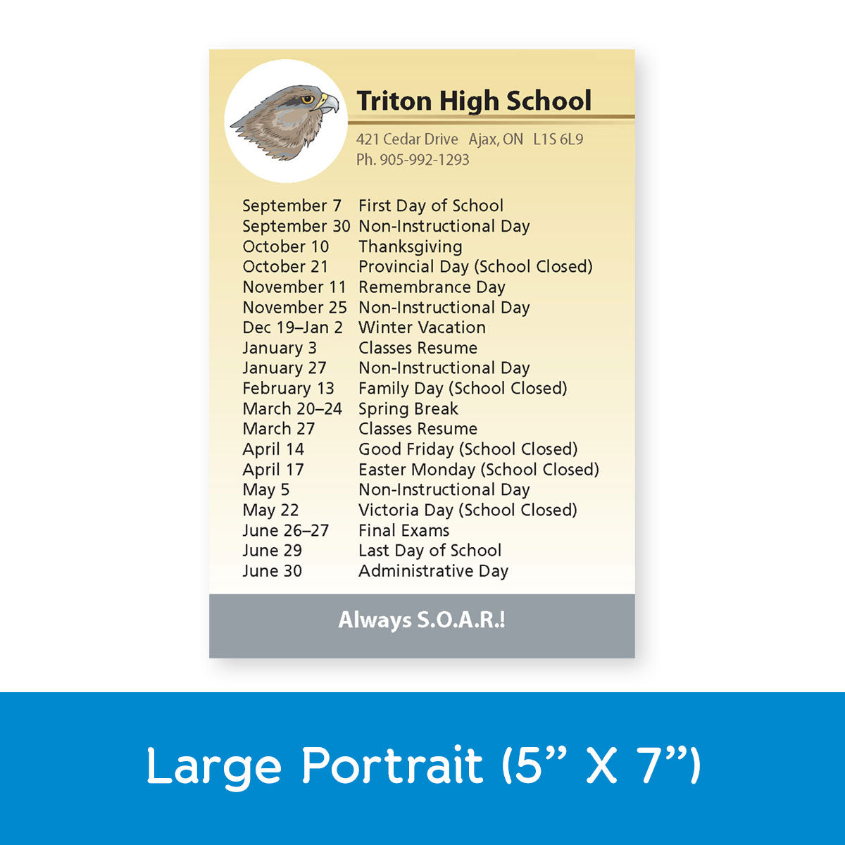 School Fridge Magnet - Design E – PiQ Potential